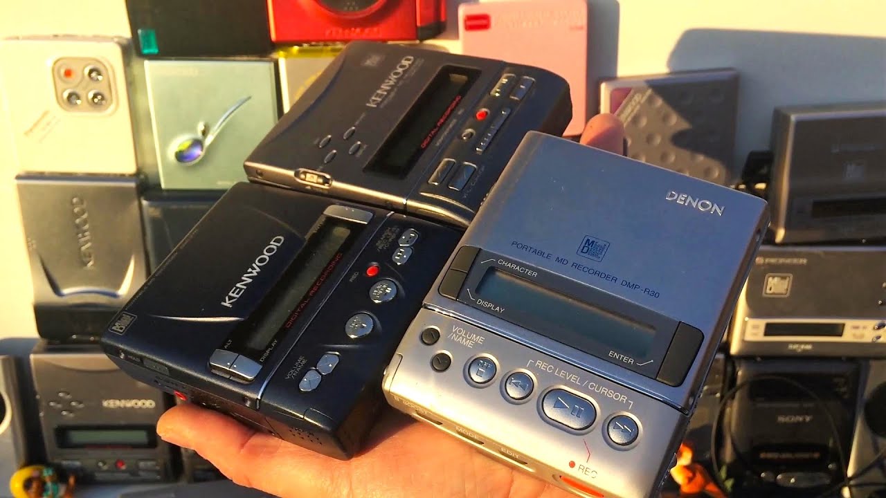 MINIDISC Denon Kenwood Pioneer Sony Vintage Walkman MD - YouTube