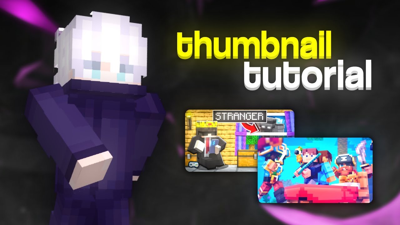 How To Make BEST Minecraft Thumbnails on Mobile - YouTube