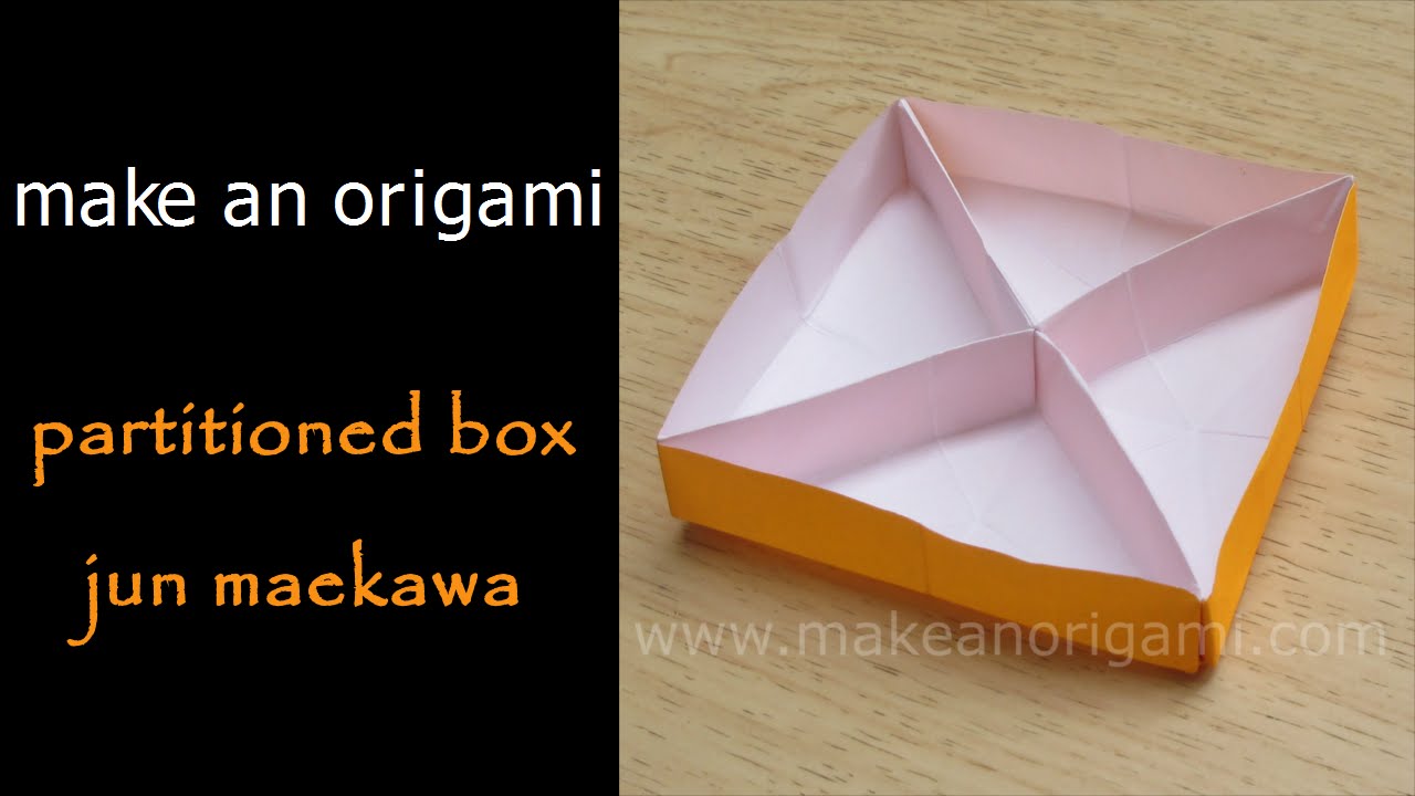 @ Make An Origami Partitioned Box (Jun Maekawa) - YouTube