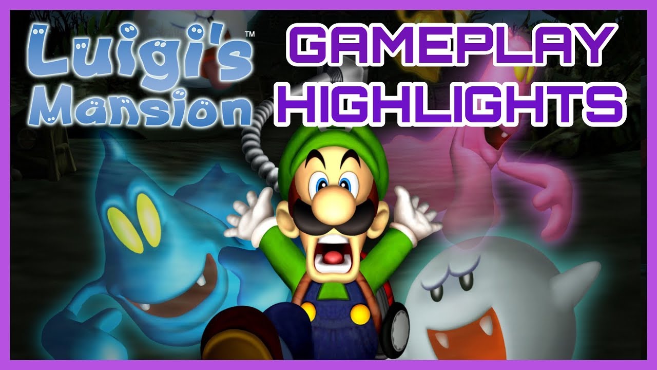 Luigi's Mansion / GameCube / 2001 / Gameplay Highlights Part 1 - YouTube