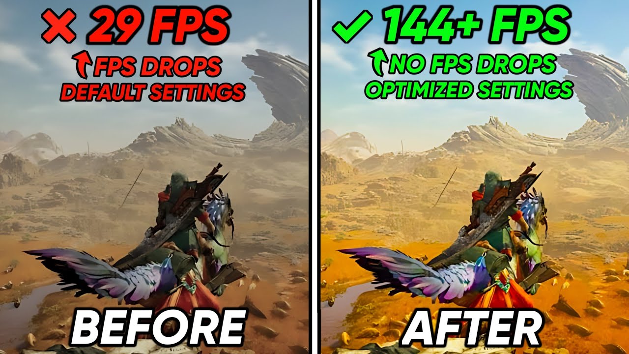 Monster Hunter Wilds OPTIMIZATION Guide - BOOST FPS, Fix Lag & Fix FPS Drops on ANY PC/Best ...