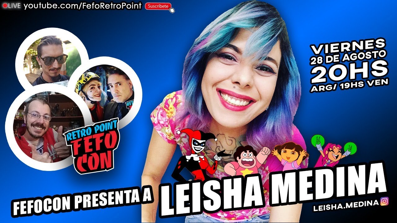 Mano a Mano con LEISHA MEDINA ... Actriz de Doblaje de Harley Quinn ...