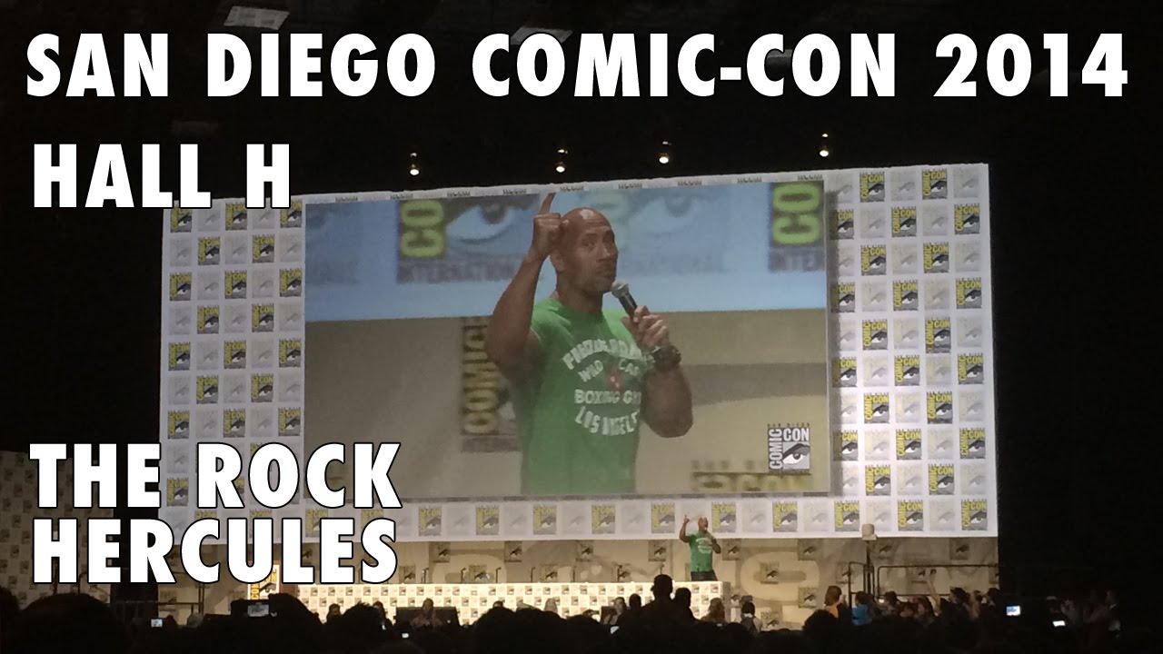 Comic-Con 2014 - The Rock enters Hall H - YouTube