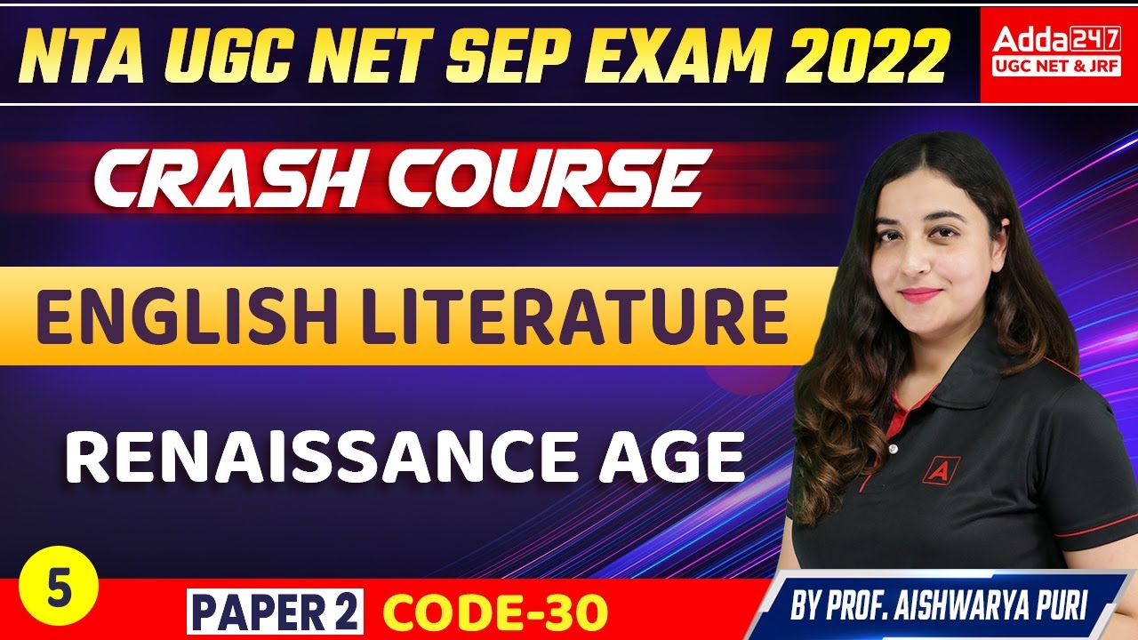 Renaissance Age | UGC NET English Renaissance Age in English Literature | By Aishwarya Puri ...
