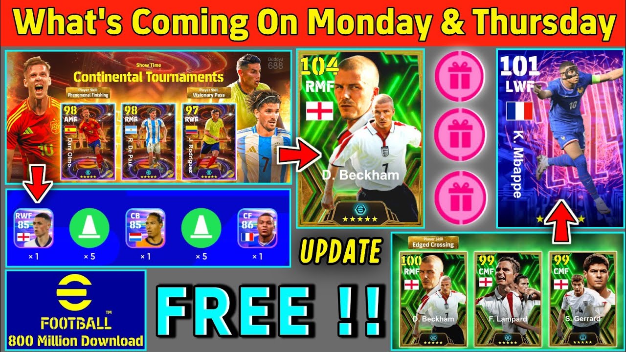 😱What's Coming On Monday & Next Thursday | eFootball 2024 mobile | New ...