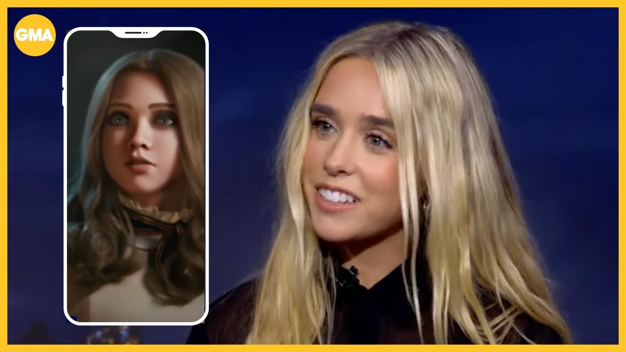 TikTok star Jenna Davis on voicing ‘M3GAN 2.0’ - YouTube