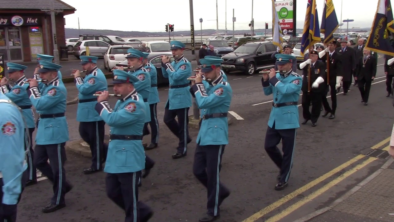 Rathcoole Protestant Boys Flute Band Remembrance Sunday 2019 - YouTube