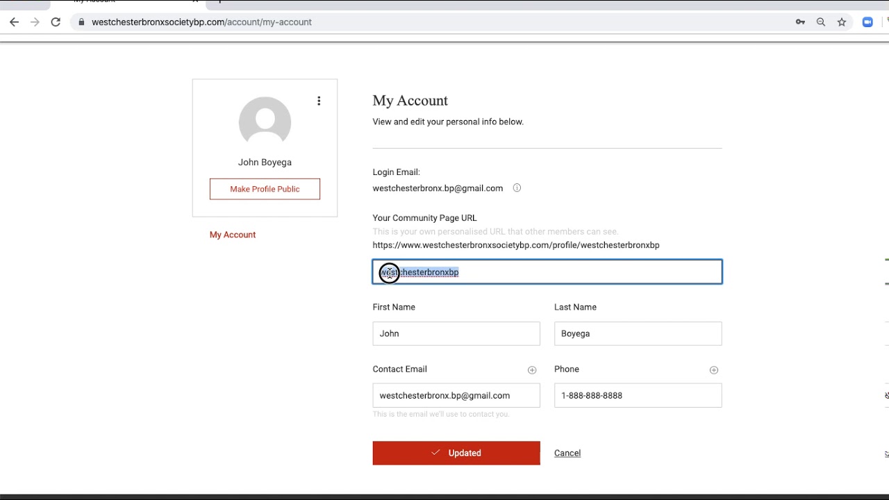 Profile Account Setup - YouTube