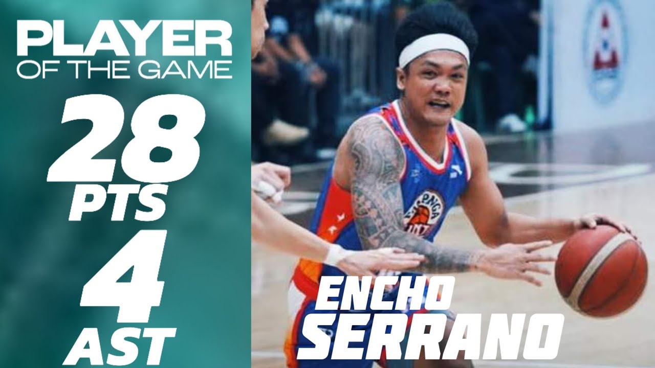ENCHO SERRANO, 28 PTS 4 AST vs. BATANGAS CITY TANDUAY RUM MASTERS ...