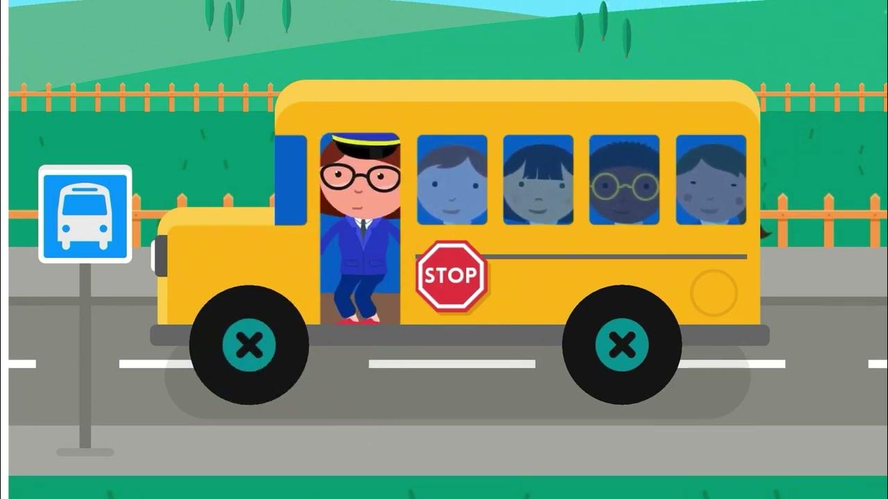 "Wheels on the Bus inspired by Ms Rachel| Nursery Rhyme with Lyrics ...
