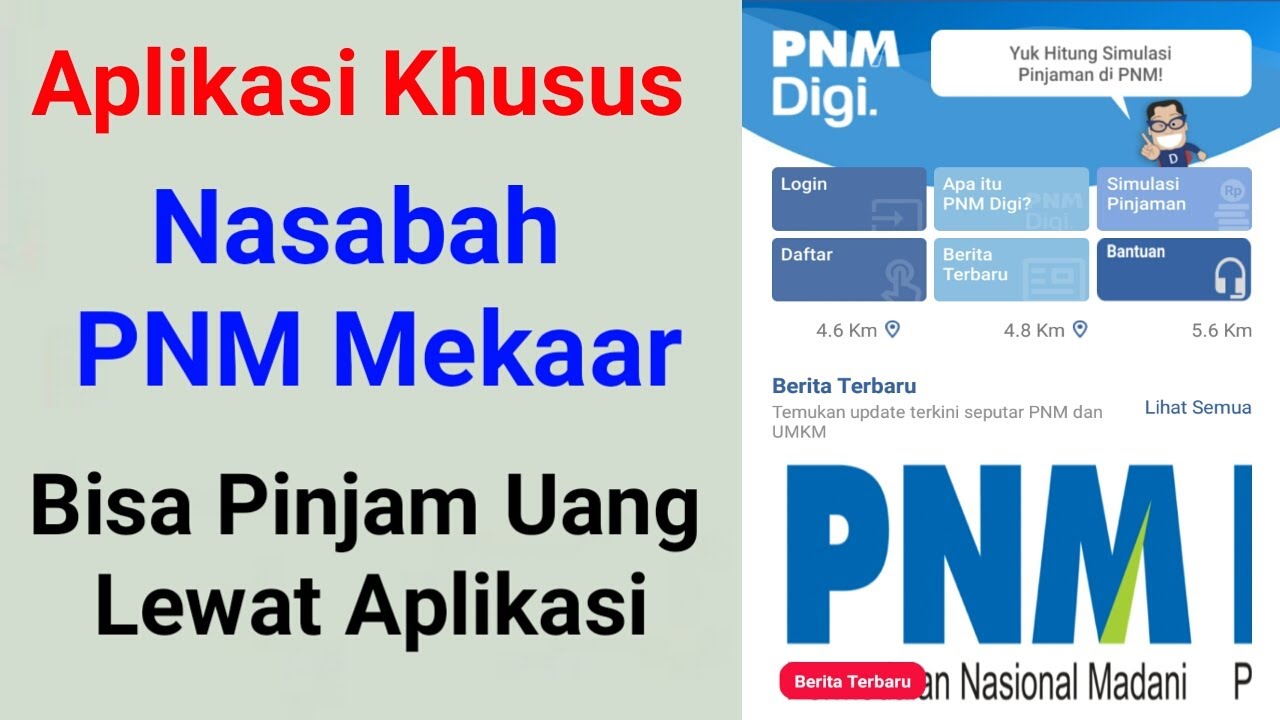 Aplikasi Pinjaman Uang Khusus Nasabah PNM Mekaar - YouTube