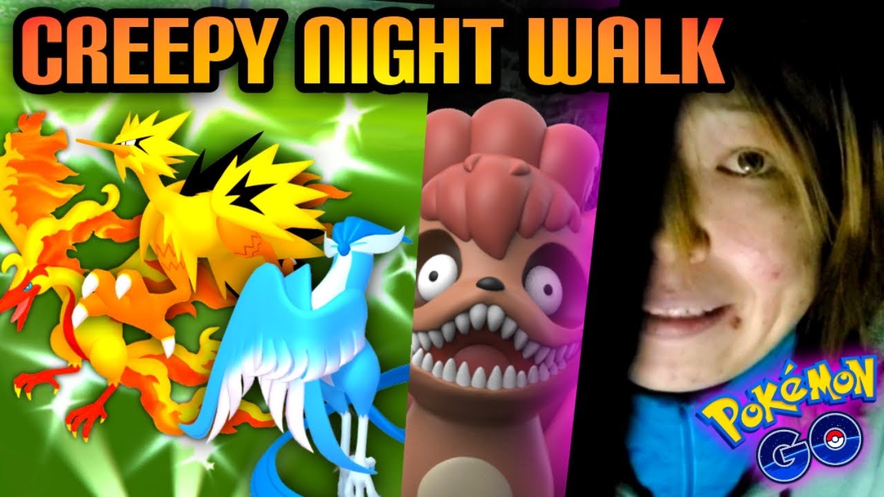 *CREEPY NIGHT WALK ENCOUNTER LOOKING FOR SHINY GALARIAN BIRDS* night ...
