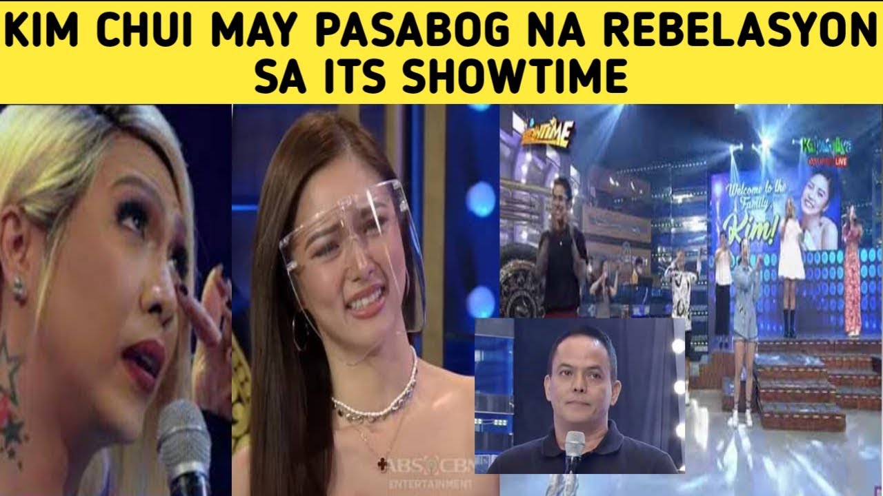 KIM CHUI MAY PASABOG NA REBELASYON SA ITS SHOWTIME| DEREK BOBET ...