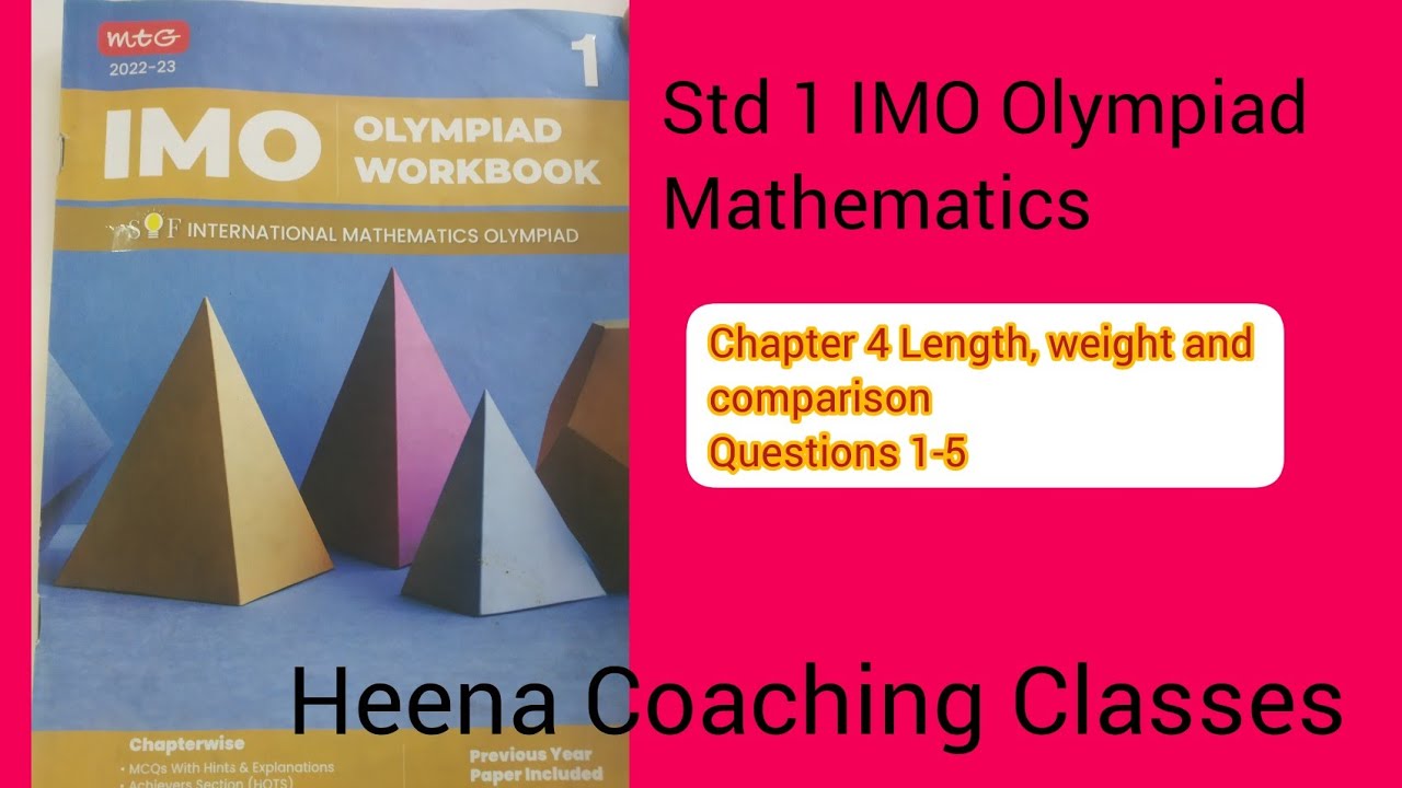 Std 1 IMO Olympiad Mathematics Chapter 4 Lengths, weights and ...