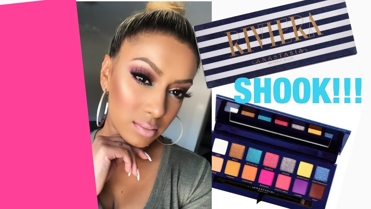 HOW TO USE THE ABH RIVIERA PALETTE - YouTube