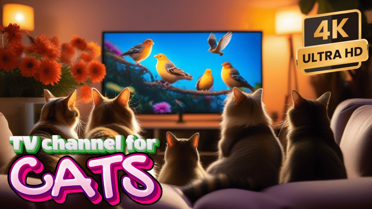 Cat TV for Cats to Watch 😺 Unlimited Birds Chipmunks Squirrels 🐿 8 ...