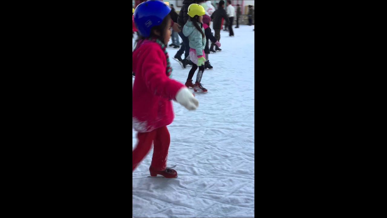 Ice skating rink japan - YouTube