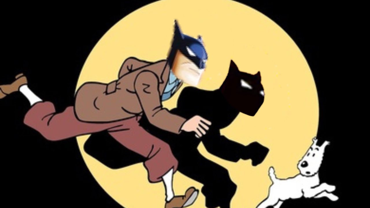 Batman 90s series intro but it's Tintin theme - YouTube