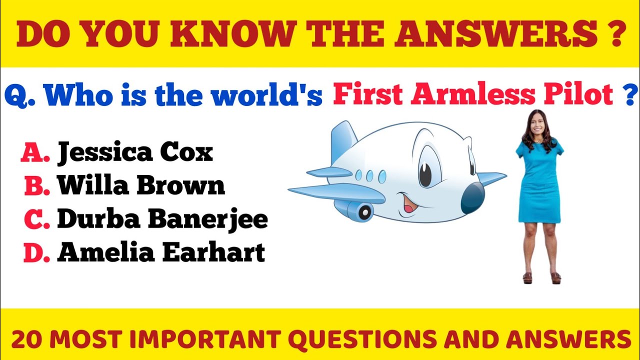 GK Questions and Answers In English 2023 | Useful Top 20 GK Questions ...