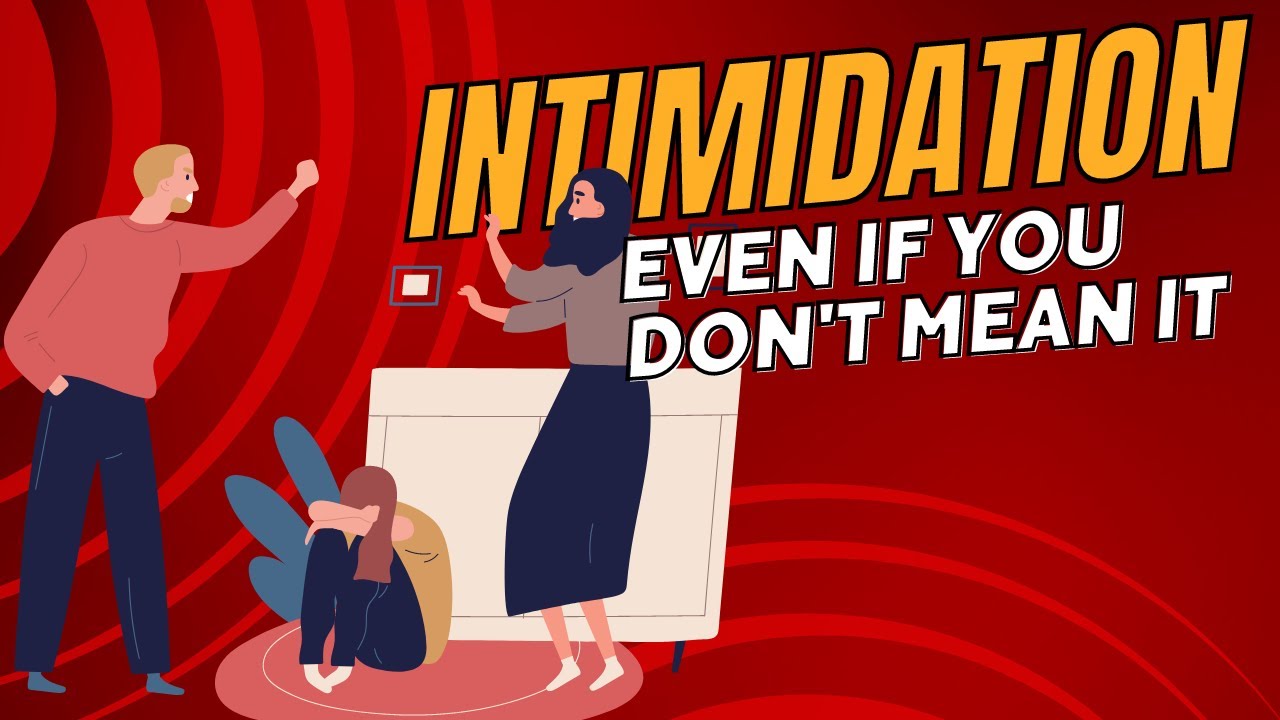 Intimidation charges can come from a threat even if you did not mean it ...