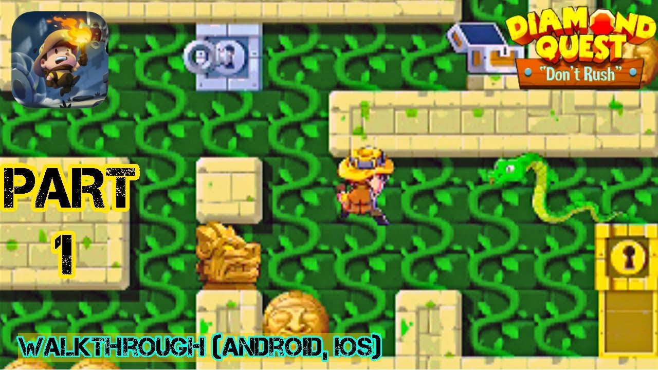 DIAMOND QUEST: DON'T RUSH - Exclusive Gameplay Walkthrough (Android ...