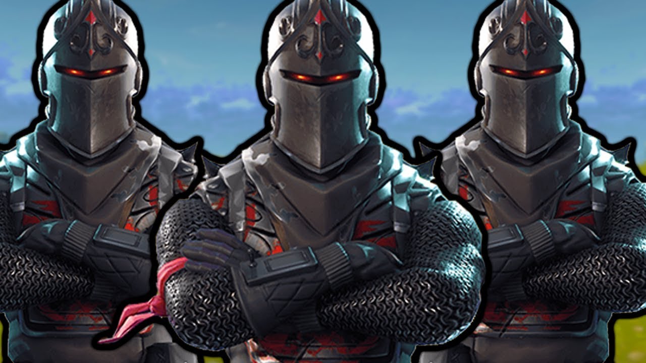 BLACK KNIGHT TRIO in Fortnite Battle Royale - YouTube