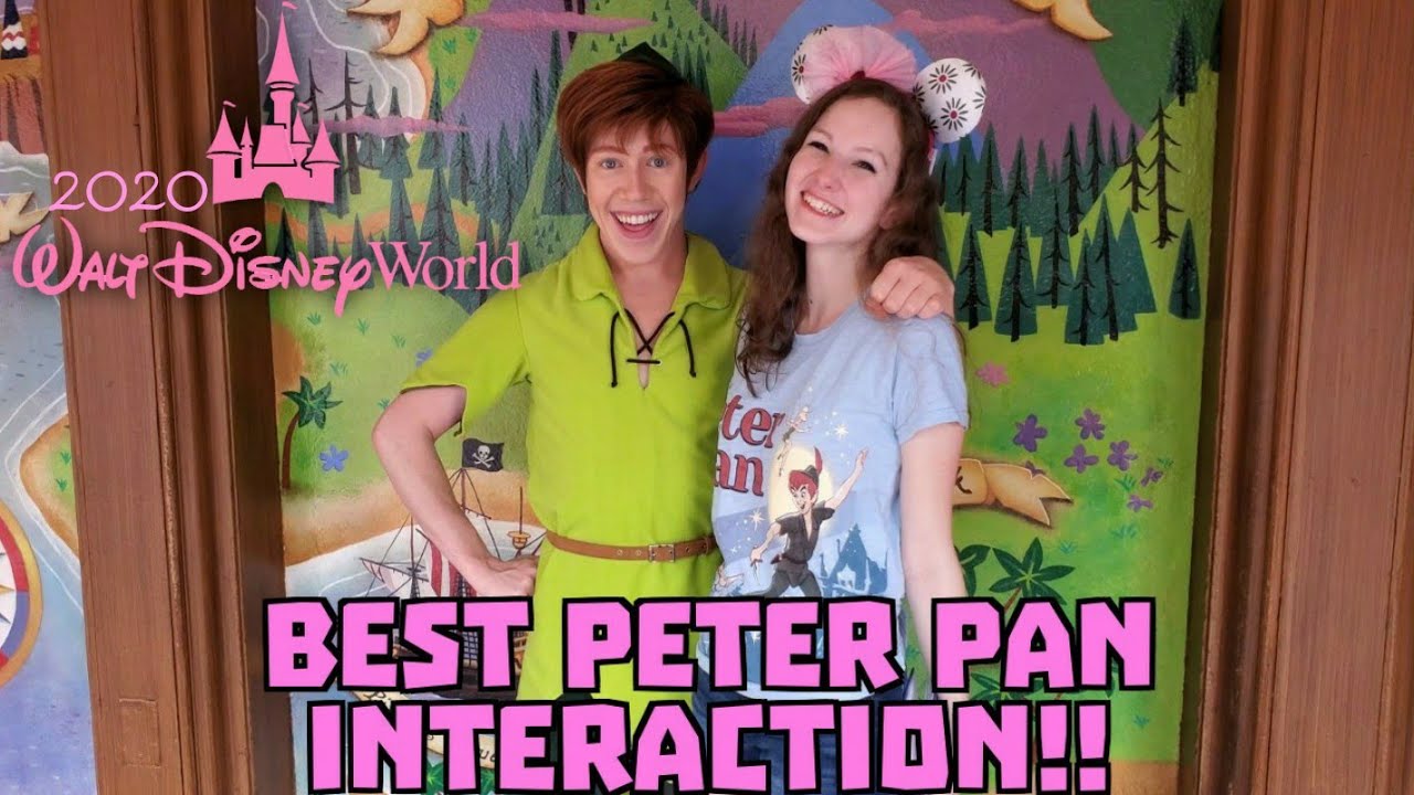Best Peter Pan Interaction Ever! | Walt Disney World 2020 - YouTube