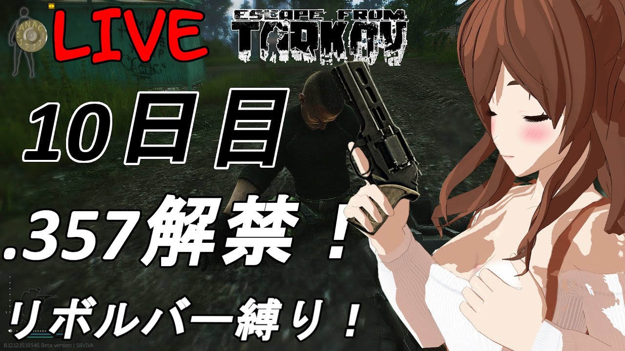 【Vtuber】リボルバーを極めろ！10日目！.357マグナム解禁！！【EFT】【Escape from Tarkov】 - YouTube