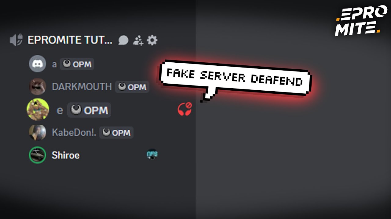 CARA FAKE DEAFEND SERVER DISCORD!!! - YouTube