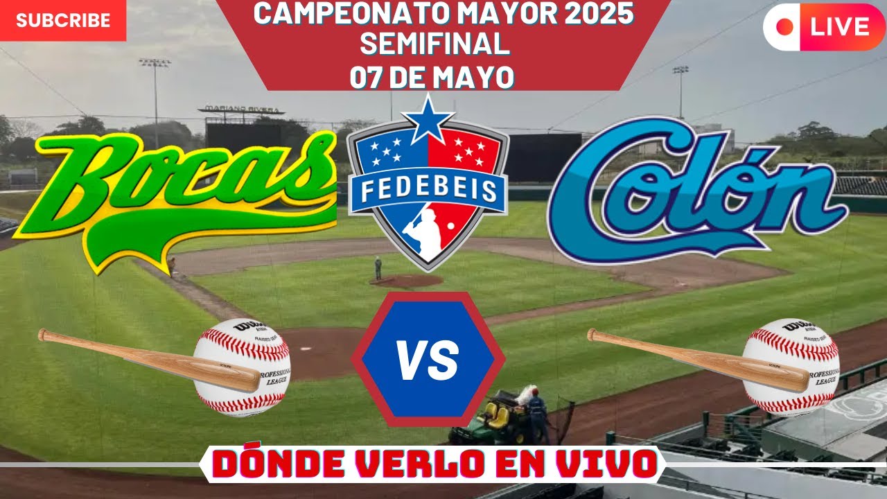 ⚾️Bocas del Toro vs Colón⚾️Campeonato Nacional de Béisbol Mayor 2025 ...