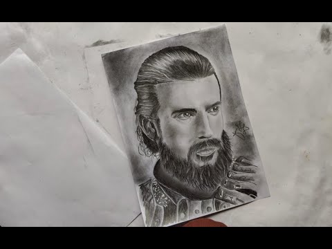 turgut Alp|| Dirilis Ertugrul || nice and amazing speed sketch of turgut alp|| Cengiz Coskun