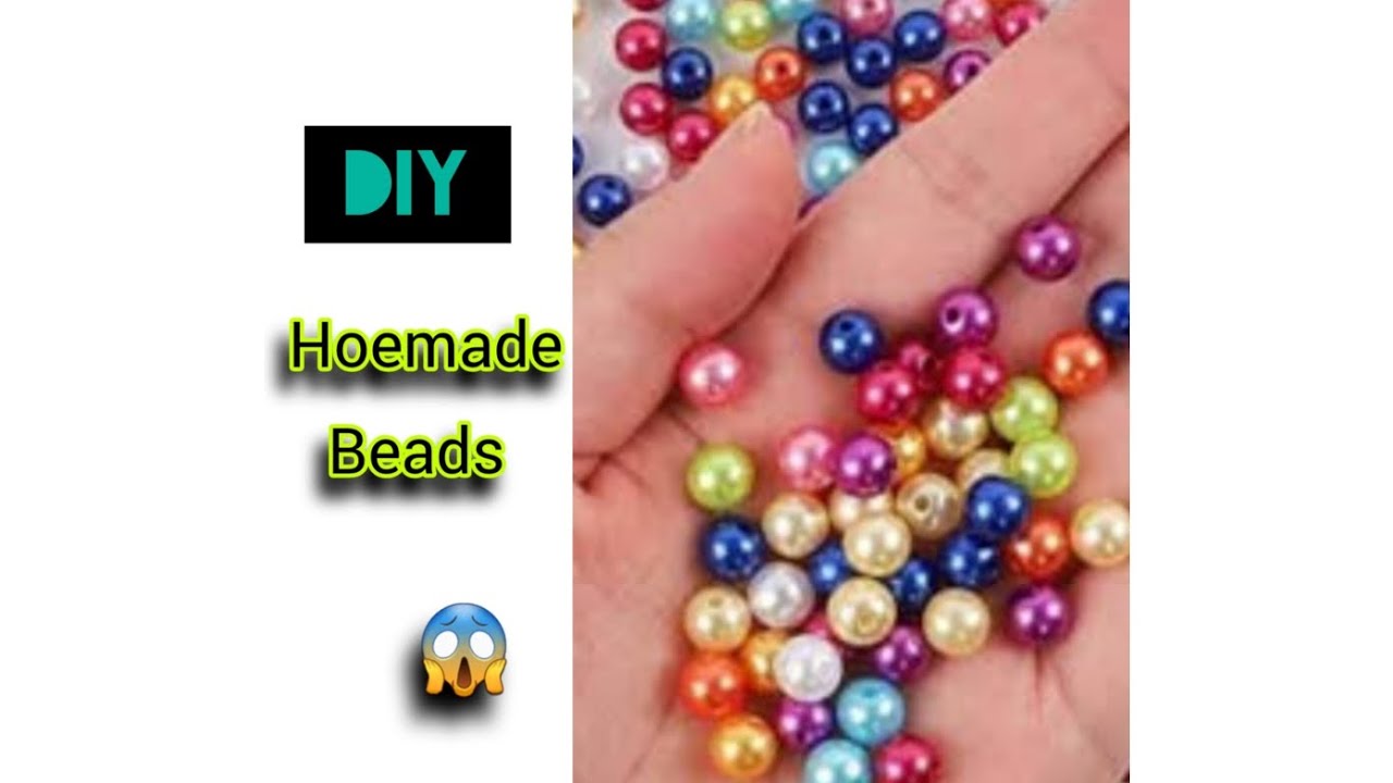 DIY Homemade beads#diy - YouTube