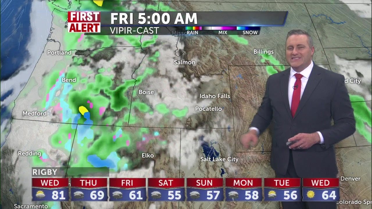 Fairly nice for Wednesday, stormy weather to close out the week - YouTube