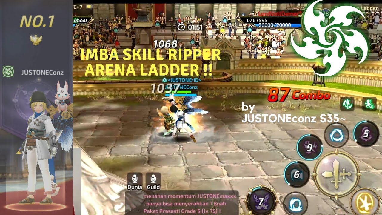 Perfect Combo Ripper top rank ladder s35 - Dragon Nest M Ripper Ladder ...