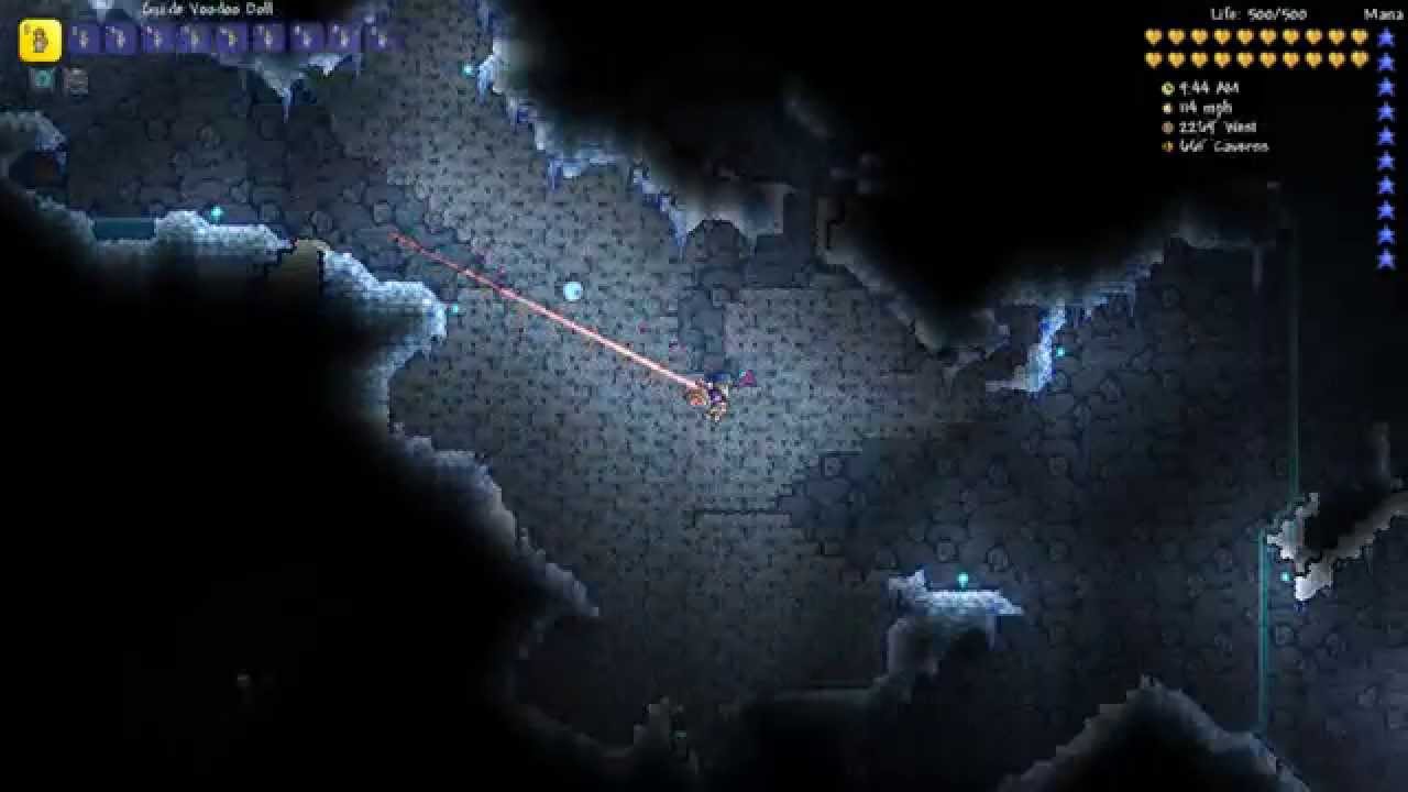 Terraria Mechanical Minecart - Enjoy the insane speed - YouTube