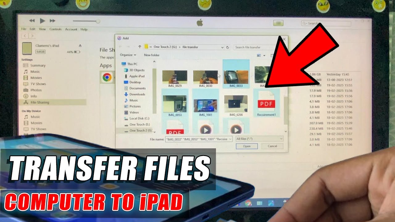 How to Transfer Files from PC to iPad (2025) - YouTube
