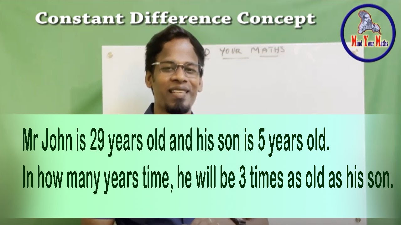 Easy Problem Solving Strategy#2 - Constant Difference Concept ...