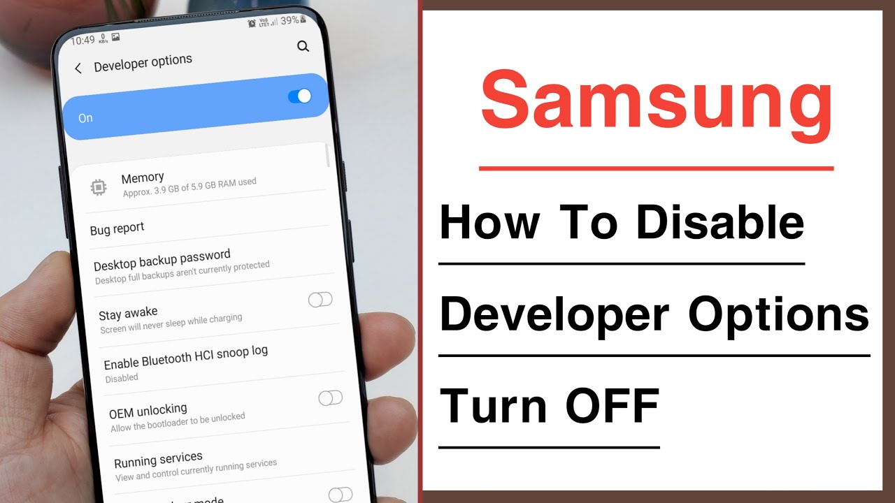 Samsung How To Disable Developer Options, Turn OF Developer Options ...