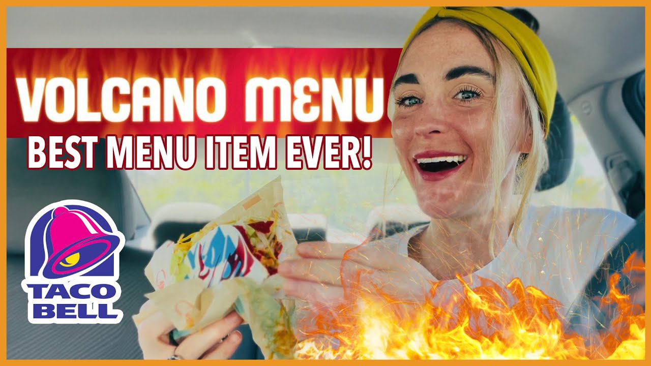 Taco Bell Volcano Menu is back! Volcano Taco honest review! - YouTube