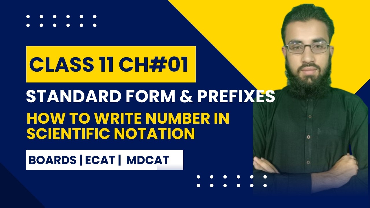 Standard Form Or Scientific Notation Explained | How to write number in ...