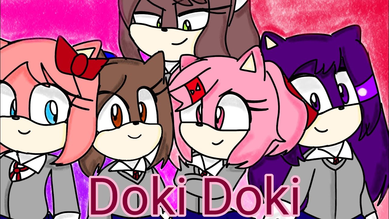 Doki Doki literature club_ Versión Sonic_Doki Doki forever!! Animatic ...