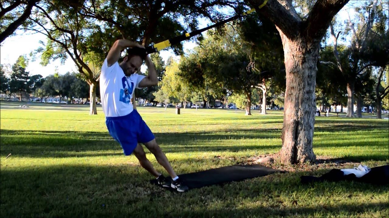 TRX Side Bend Kick - YouTube