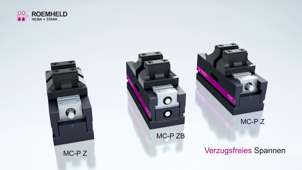 HILMA Machineklem MC-P centrisch spannen - YouTube