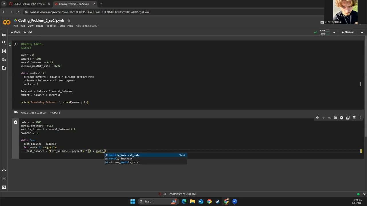 Coding Problem - 2 part 2 - YouTube