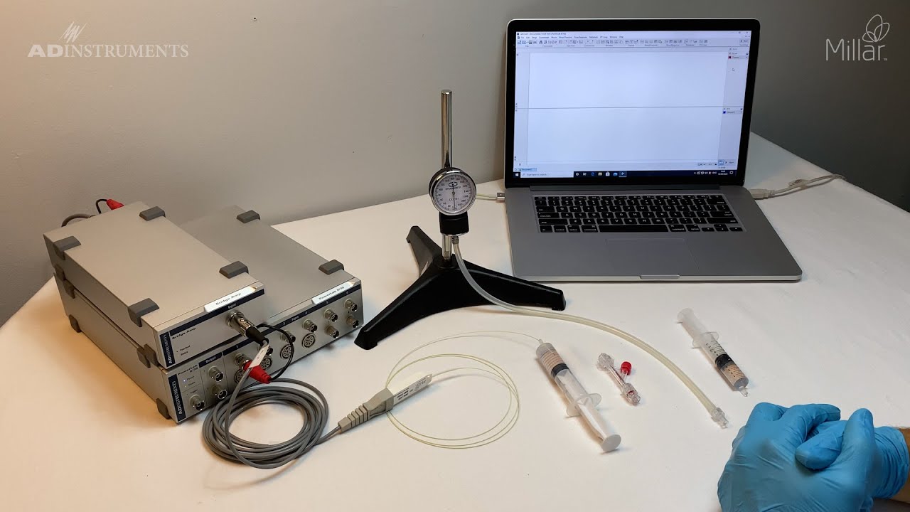 Calibrating a Millar Catheter Using the Pressure Gauge Kit - YouTube