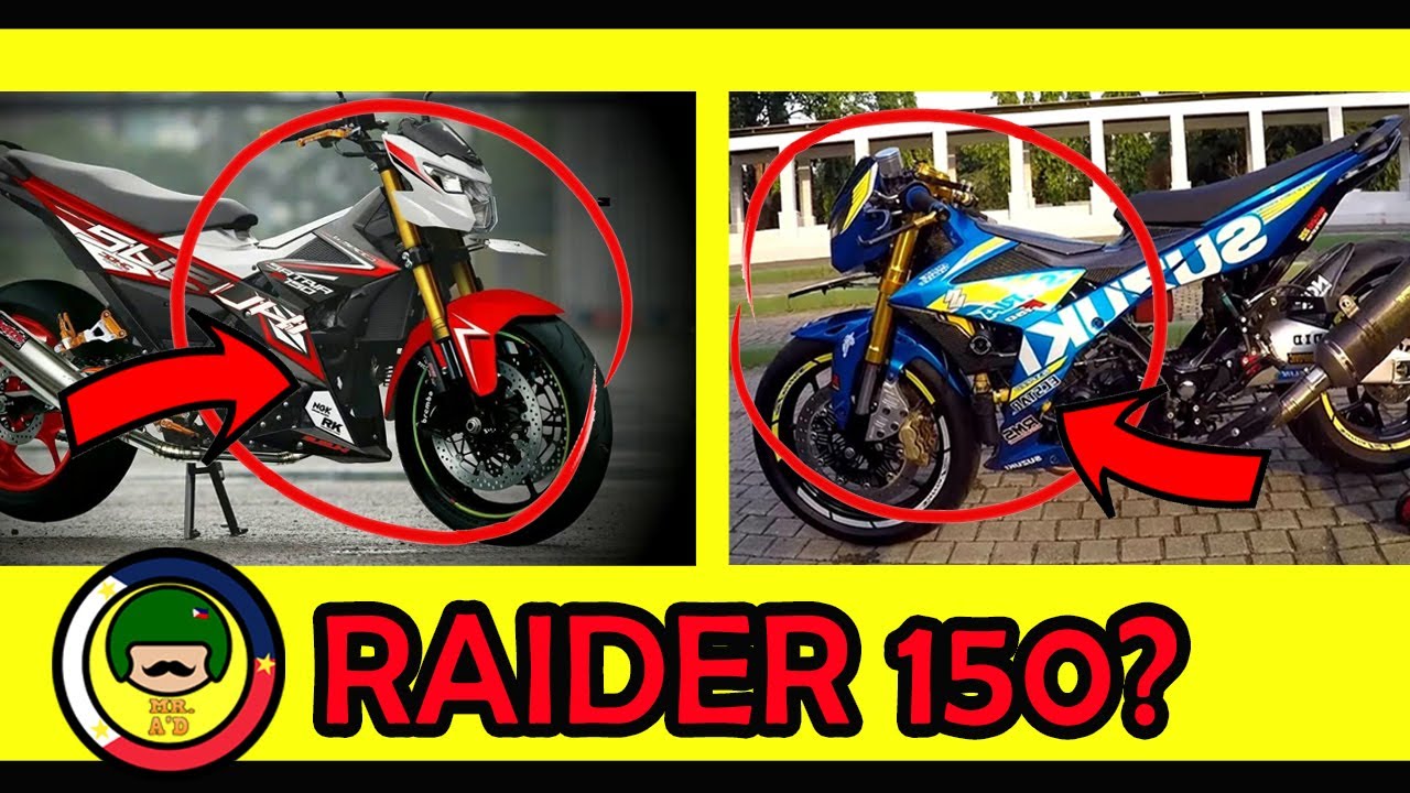 SUZUKI RAIDER FI 150 BEST DECALS DESIGNS - YouTube