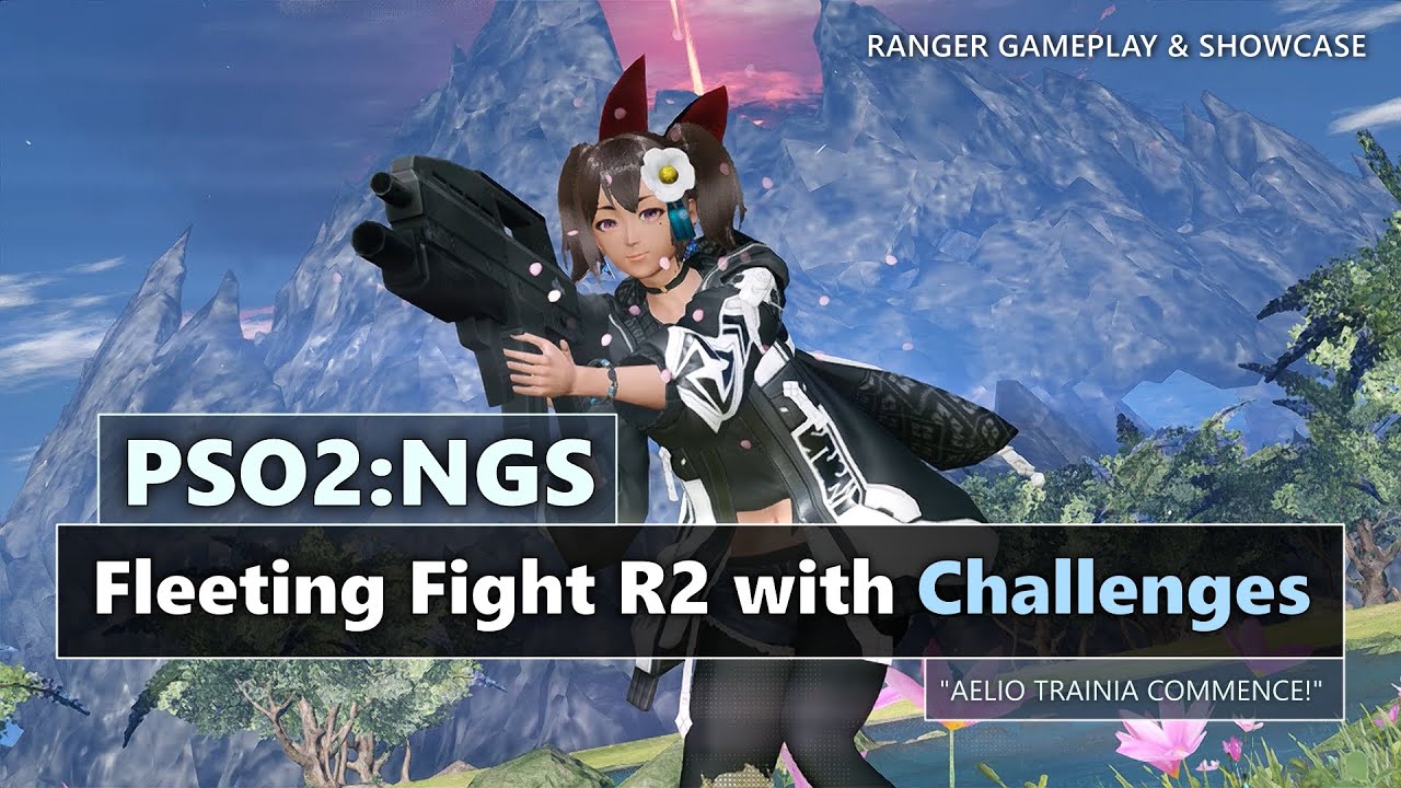 PSO2: NGS - Fleeting Fight Cocoon R2 with Challenges (Aelio Gameplay ...