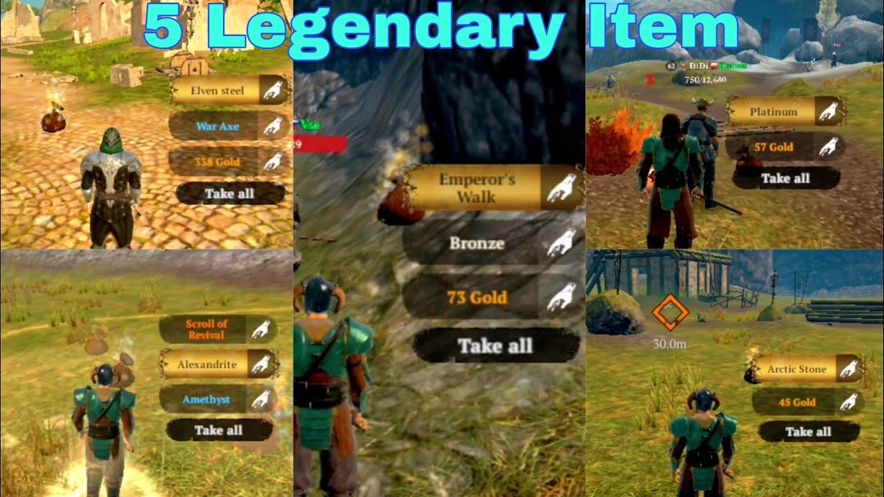 Evil Lands: 5 Legendary Item ️ Evil Lands Gameplay 😈 Evil Lands Coop ...