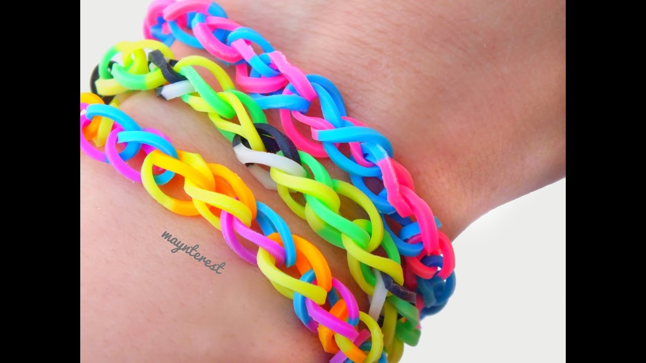 Rainbow Loom SINGLE CHAIN BRACELET With Loom YouTube rainbow-loom-single-chain-bracelet-with-loom-youtube