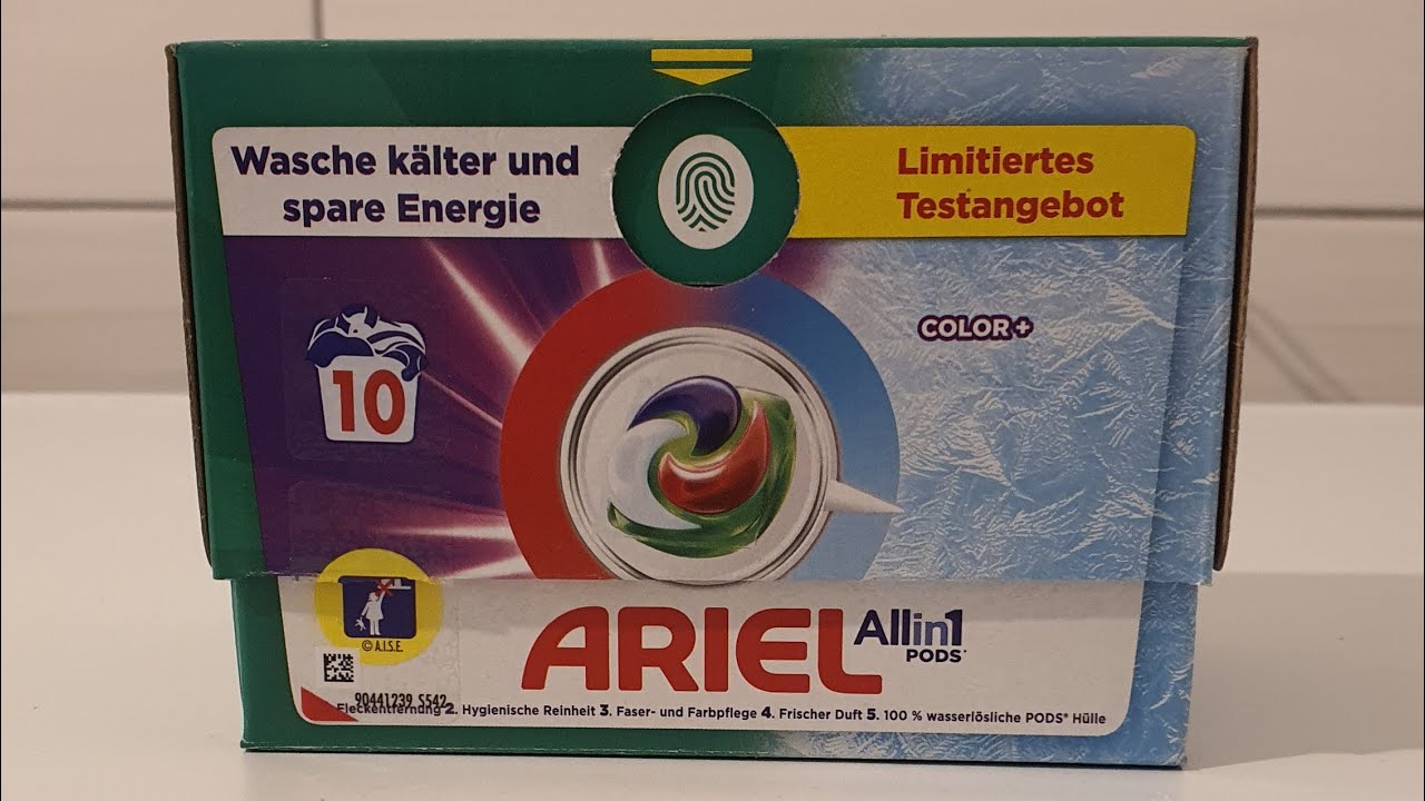 Ep2. Testing the new Producht of Ariel Pods/ Cold wash with 30°C - YouTube